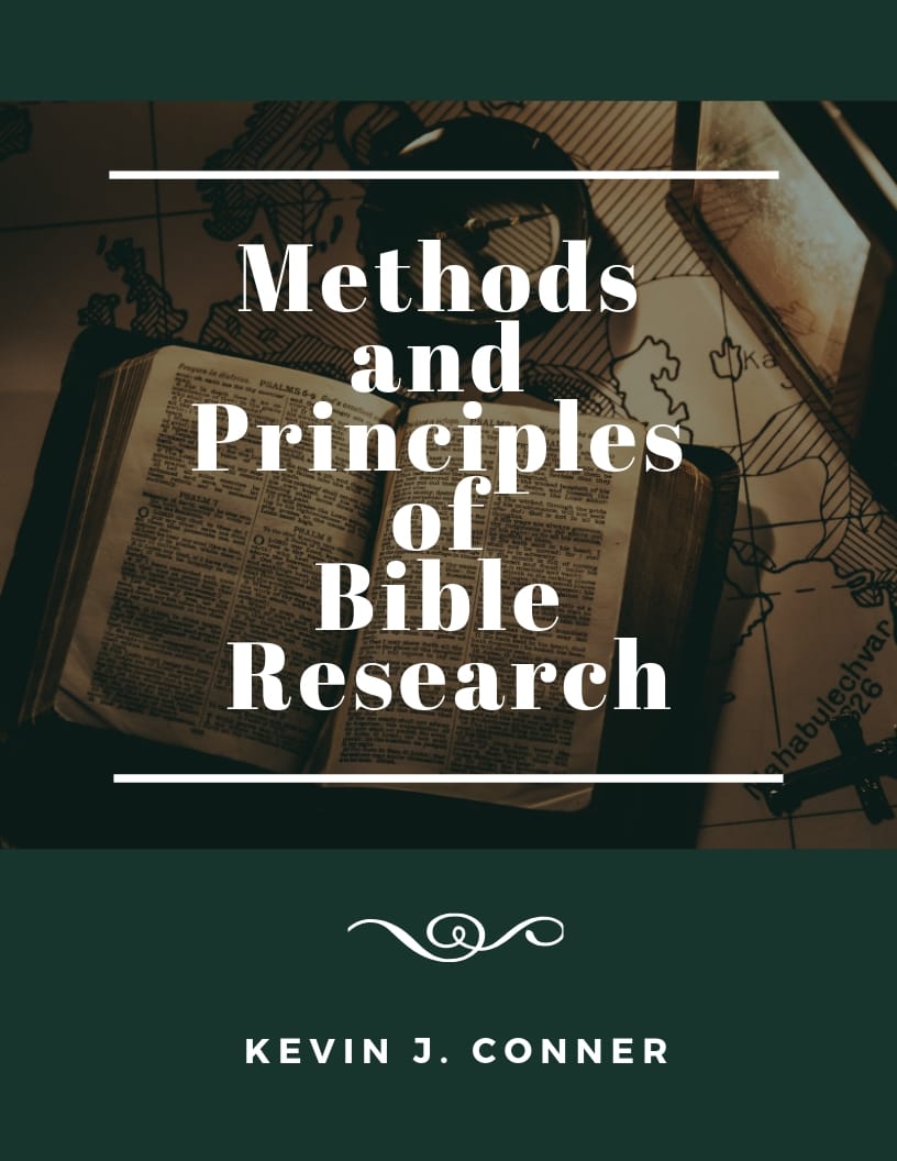 Methods and Principles of Bible Study – Kevin Conner